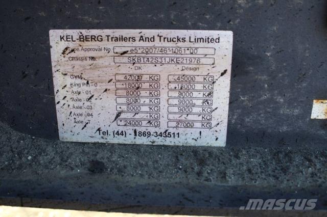 Kel-Berg T250V, 2021, 5800, Syddanmark, Dinamarca - remolques volquete ...