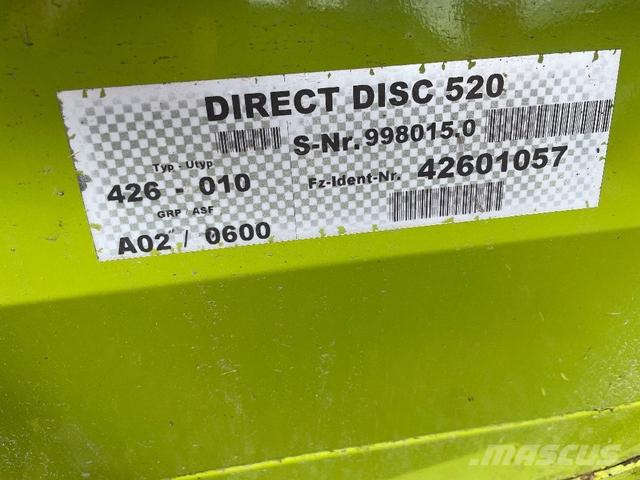 Claas Direct Disc 520, 2004, Kolding, Dinamarca - picadoras de forraje ...